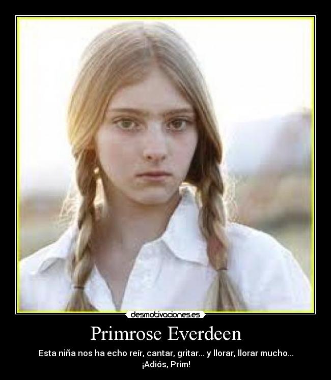 Primrose Everdeen Death Quotes